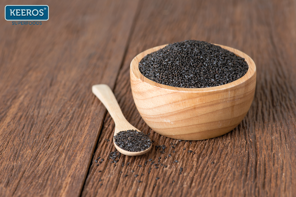 7 Astonishing Health Benefits of Basil Seeds – Keeros Super Foods